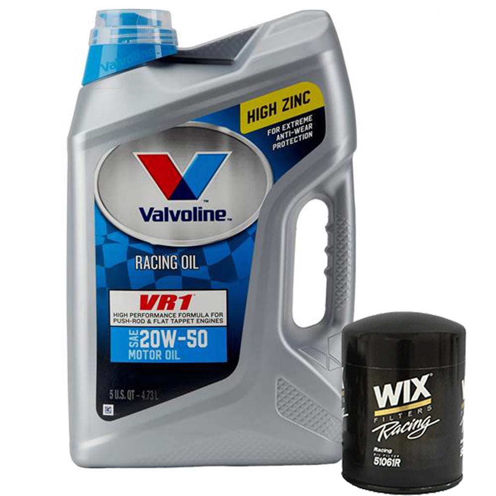Valvoline 822347 VR1 Con 20W50/WIX 51061R SB-Chevy Oil Change Kit ...