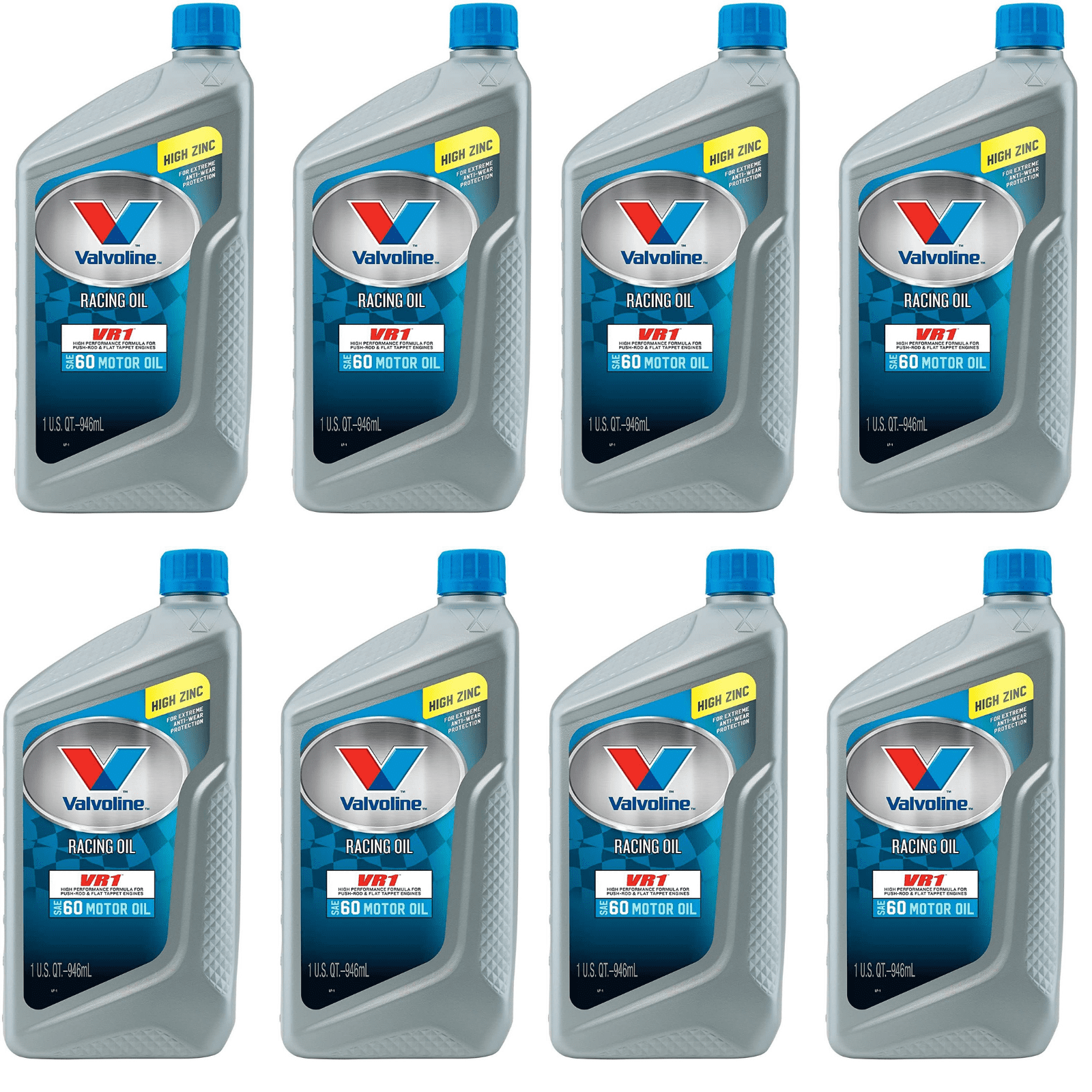 Valvoline 822403 VR1 Racing SAE 60 High Performance High Zinc Motor Oil ...