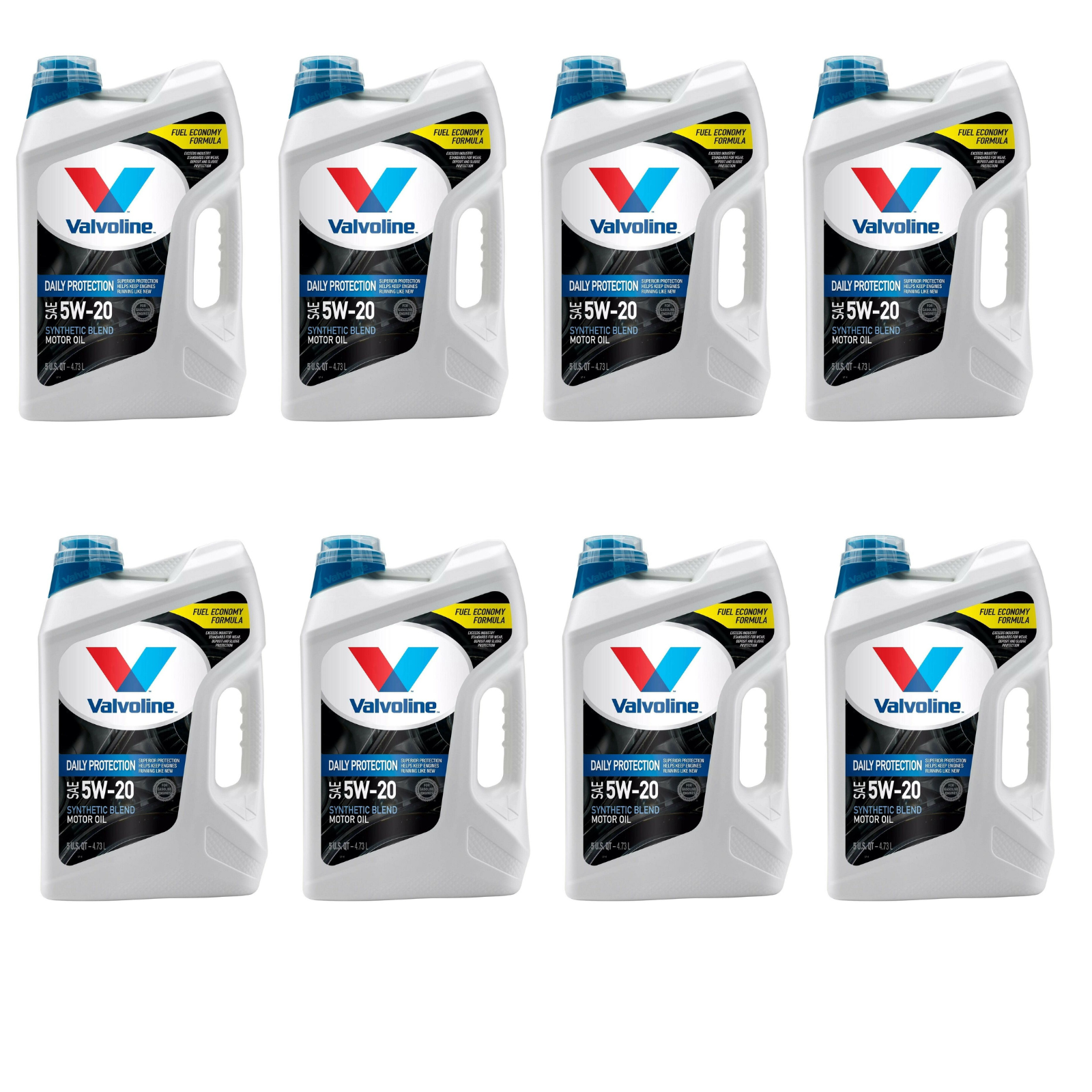 Valvoline 881158 Daily Protection SAE 5W-20 Synthetic Blend Motor Oil ...