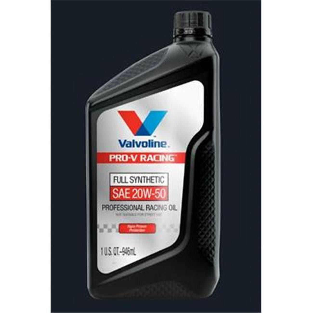 Valvoline Pro-V Racing Engine Oil 20W-50, High Zinc Full Synthetic ...