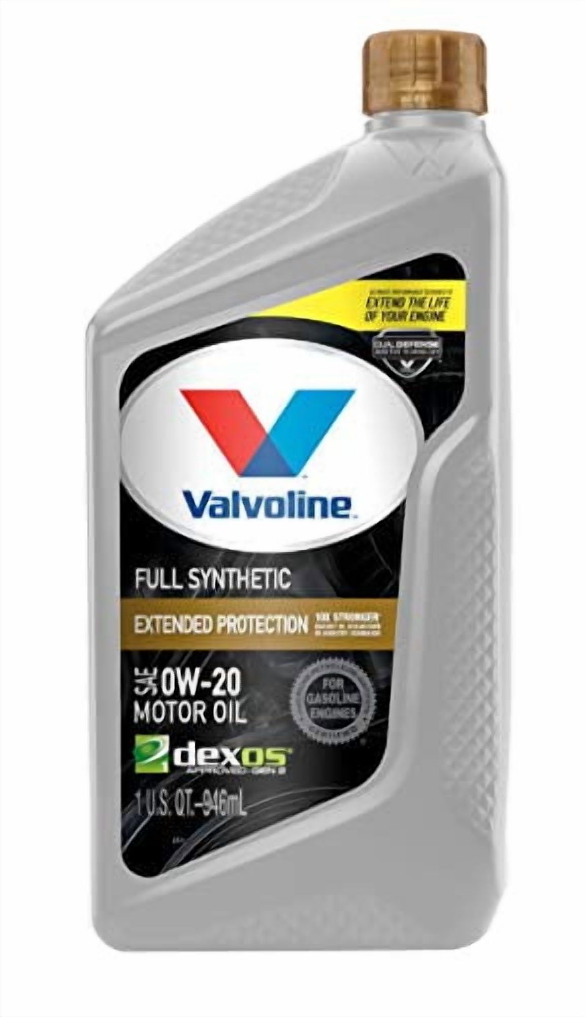 Valvoline 891682 1 qt. 0W20 Extended Protection Full Synthetic Oil ...