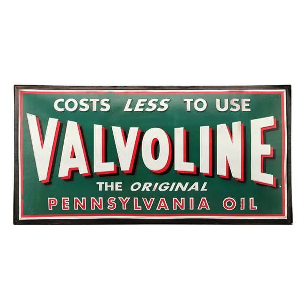 Valvoline 90168978-S Valvoline Domed Tin Sign - Walmart.com