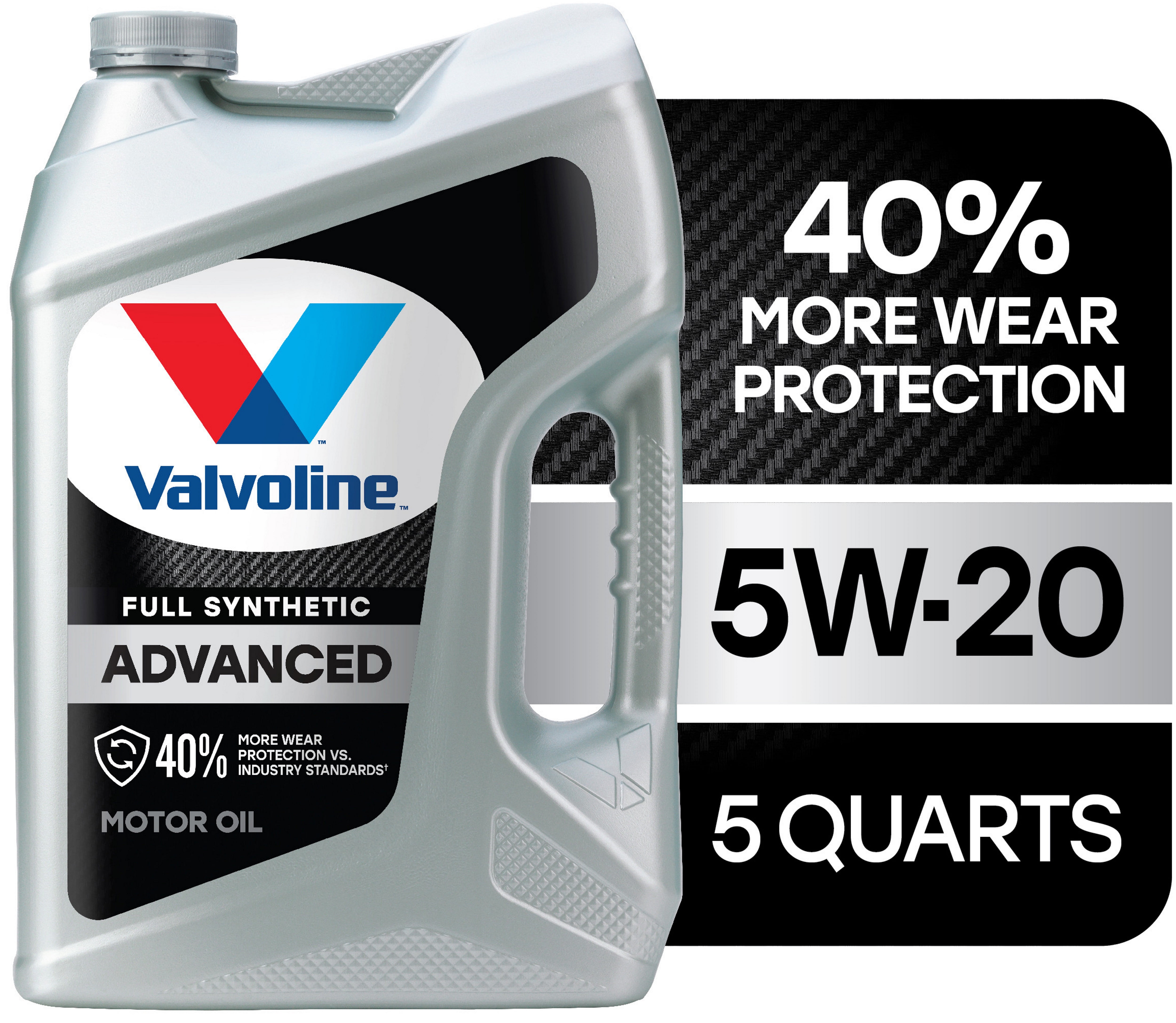 Valvoline Advanced Full Synthetic 5W-20 Motor Oil 5 QT - Walmart.com