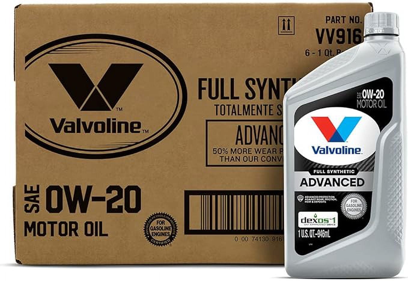 Marvel Automotive Group, Valvoline Advanced Full Synthetic SAE 0W-20 Motor Oil, Superior ...