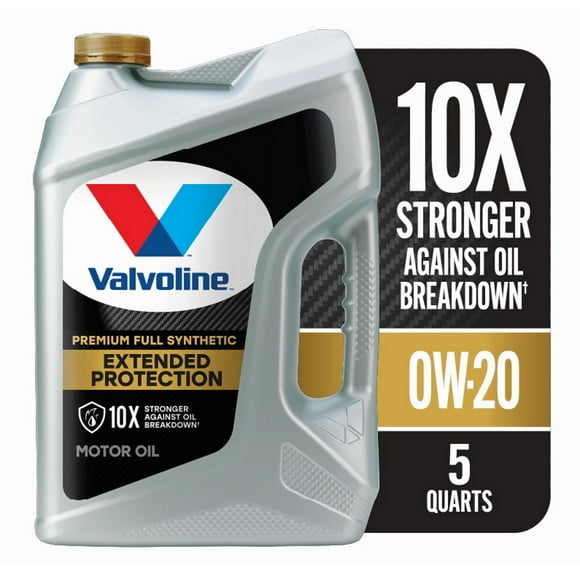 Valvoline Extended Protection Premium Full Synthetic 0W-20 Motor Oil 5 QT