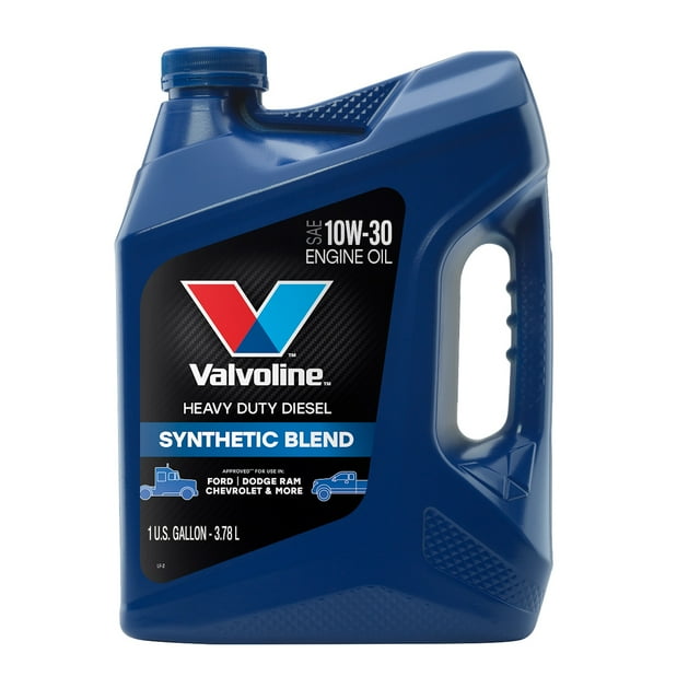 Valvoline Heavy Duty Synthetic Blend 10W-30 Diesel Engine Oil 1 GA ...