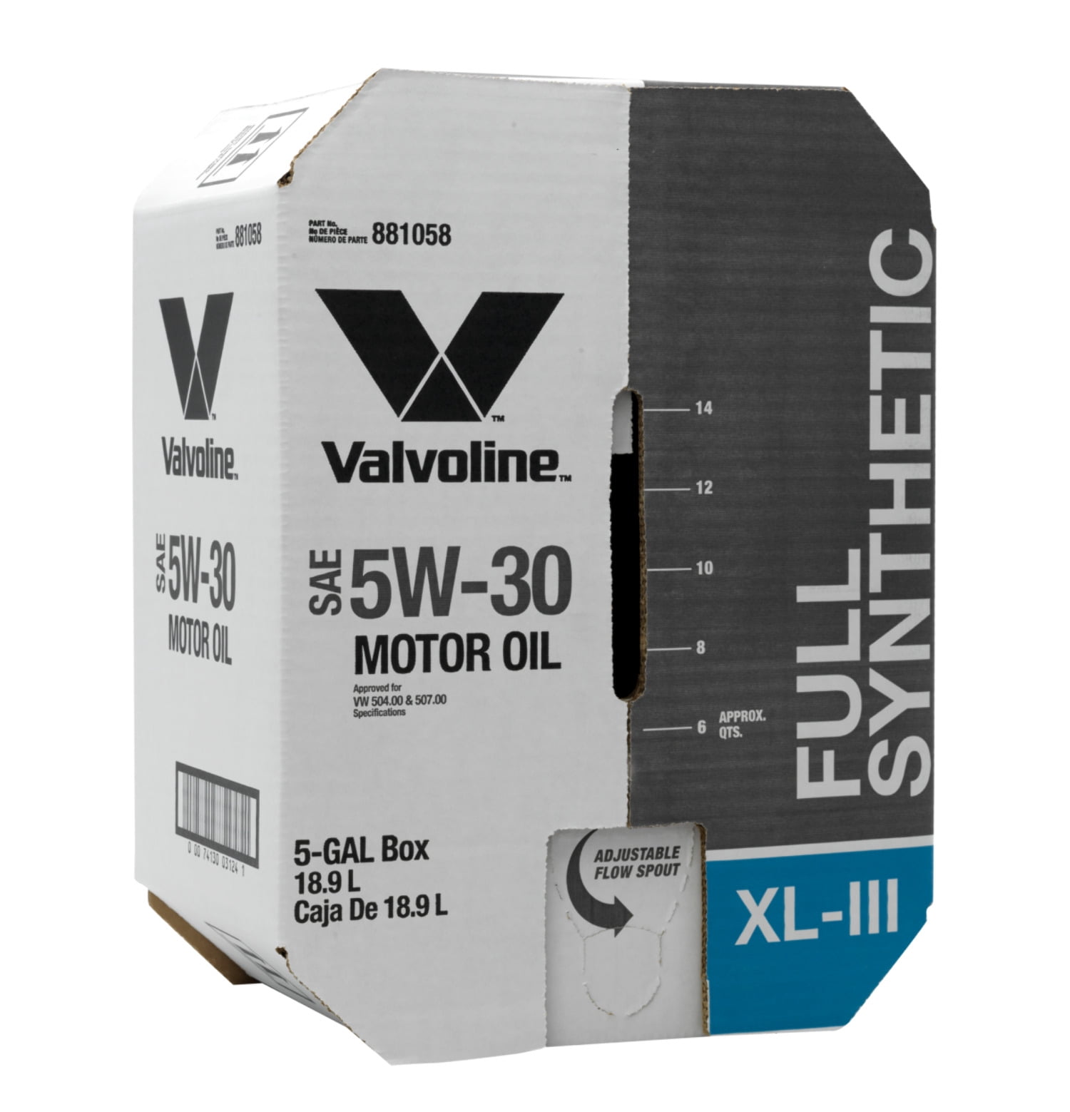 Valvoline European Vehicle Full Synthetic Motor Oil SAE 5W-30 XL-III ...