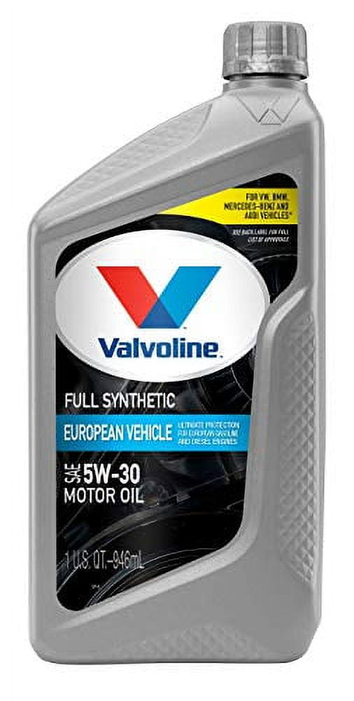 Valvoline Full Synthetic SAE 5W-30 Motor Oil for European Car Engines ...