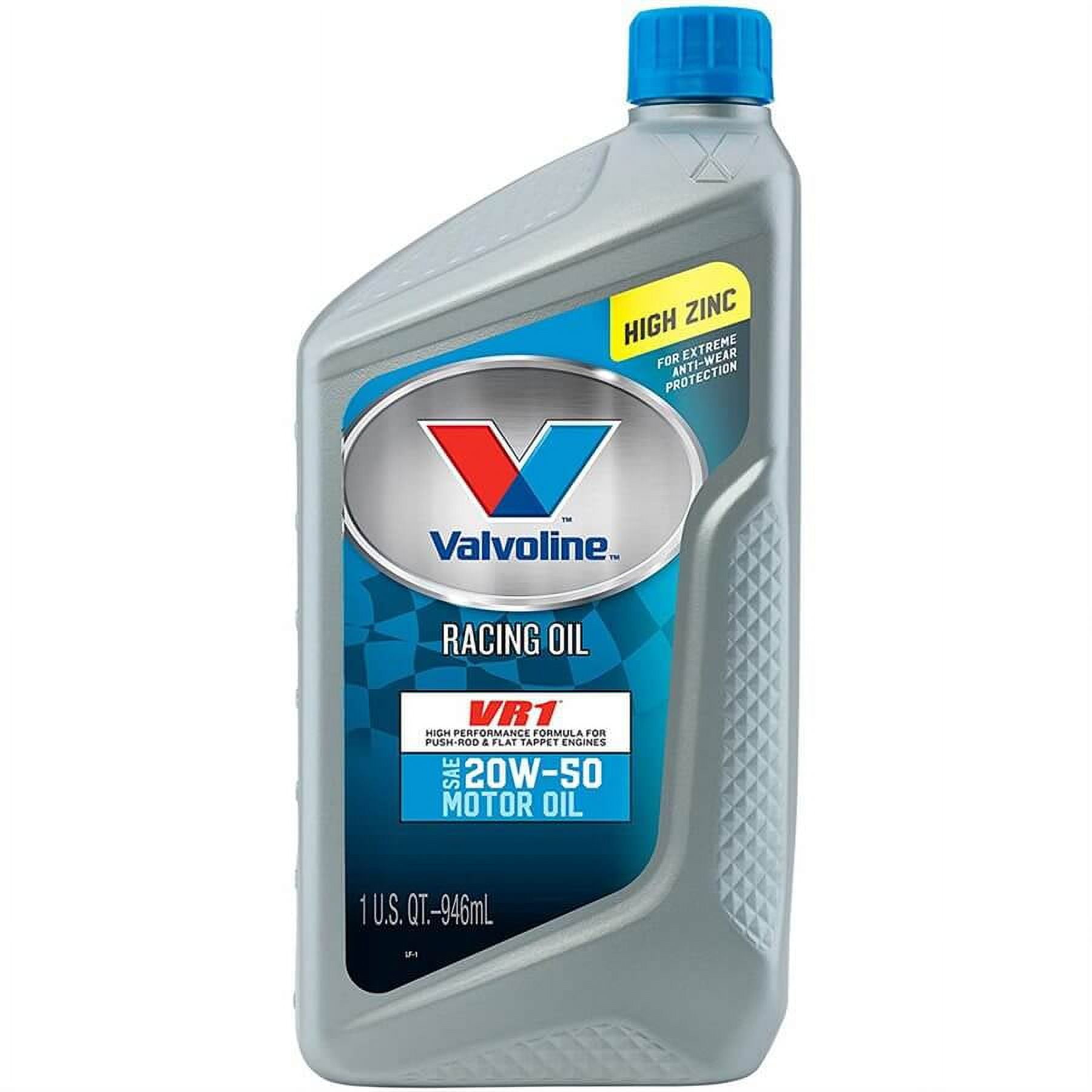 Valvoline VR1 Racing Engine 822347 20W-50 Motor Oil (Quart) - Walmart ...