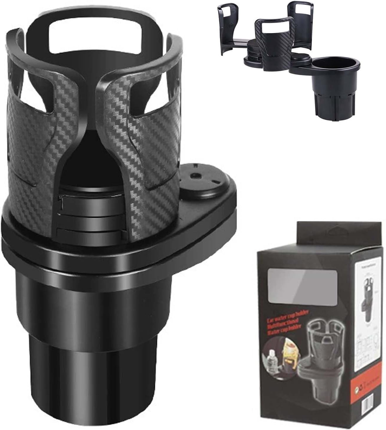All Purpose Car Cup Holder – Expandable Large Cup Holder with 360 ...
