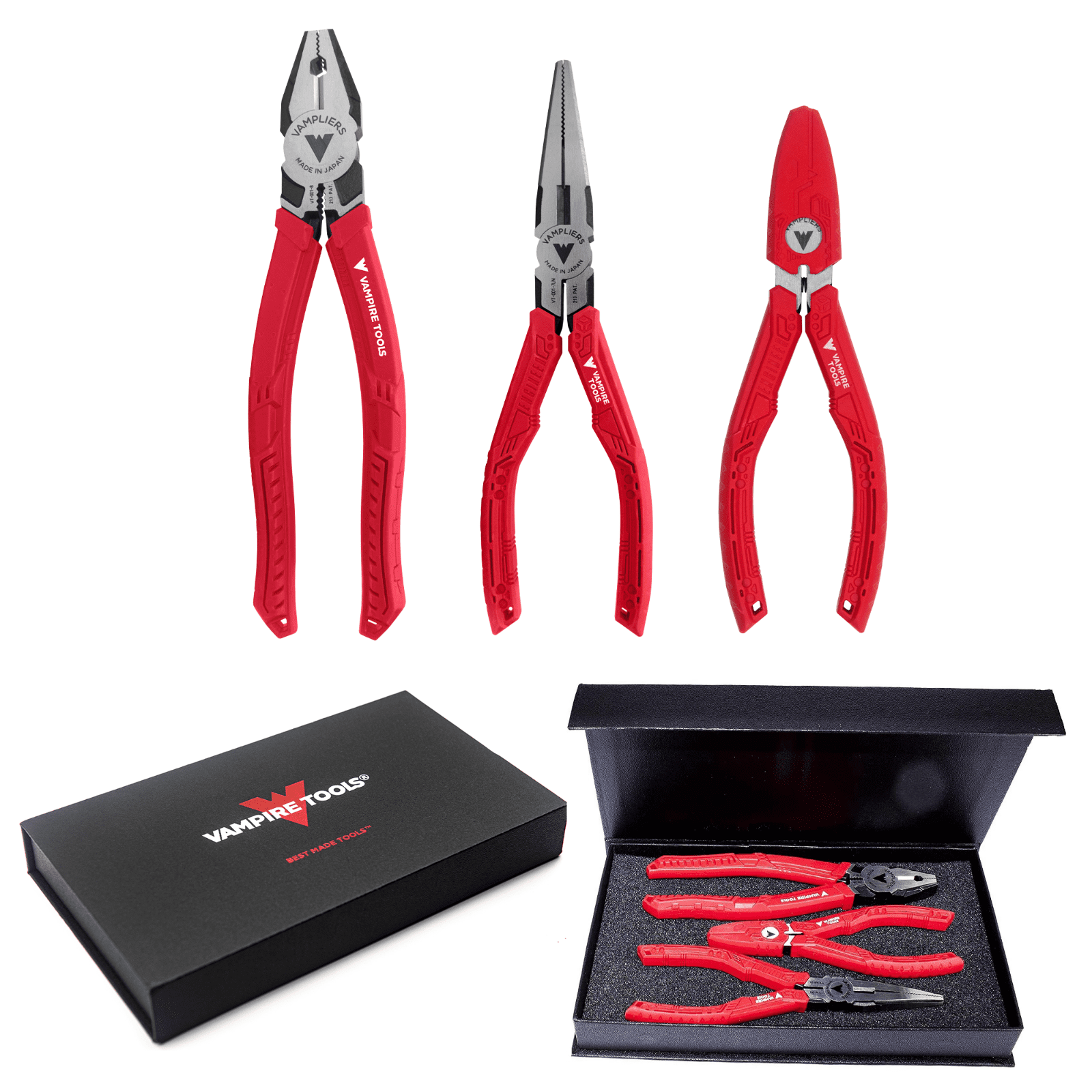 VamPLIERS VT-001-S3FGS 3-Piece Screw Extractor Pliers Tools Gift Set ...