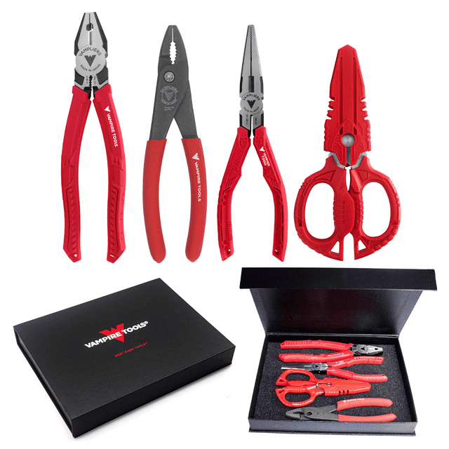 VamPLIERS VT-001-S4CGS 4-PC Screw Extraction Pliers Gift Set for Men ...