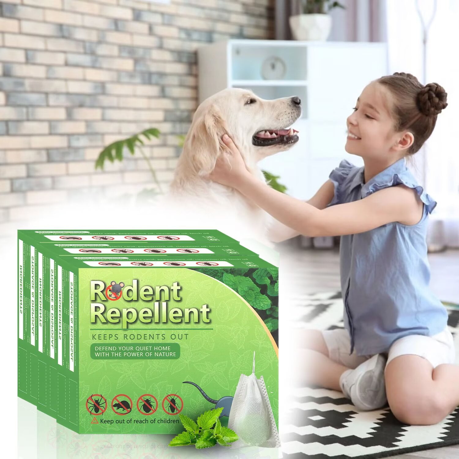 Vamoo Rat Repellent Pellets with Strong Pungent Odor - Fast-Acting ...