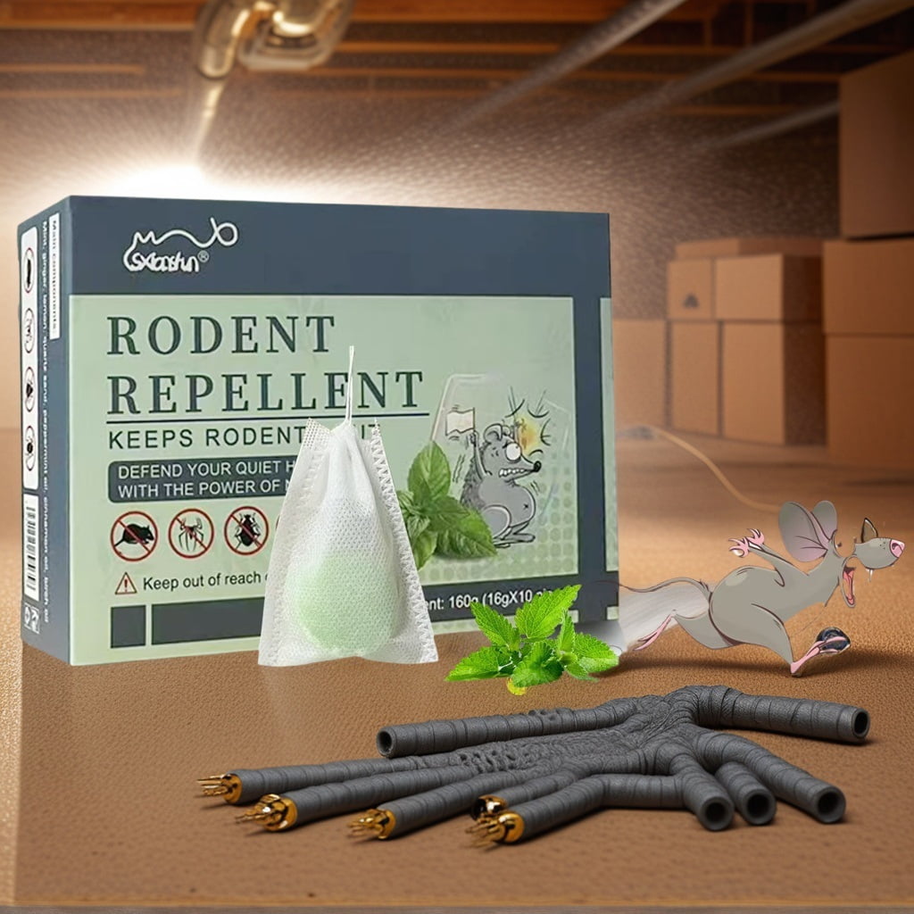 Vamoose Max Strength Rodent Repellent - Natural Peppermint Oil Spray to ...