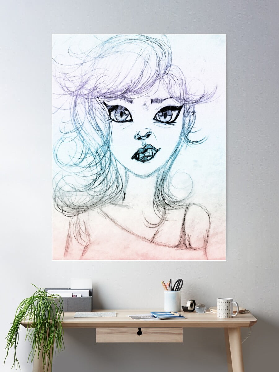 Vamp Poster Wall Art, Modern Wall Decor For Living Room Bedroom, 8x12 ...