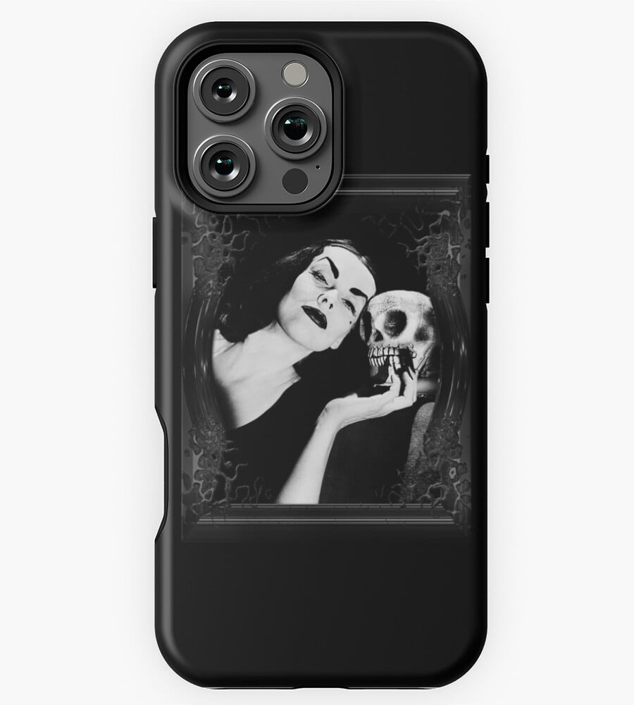 Vampira 6 Vintage Gothic Pinup GA1921 Phone Case for iPhone 11 to 17 ...