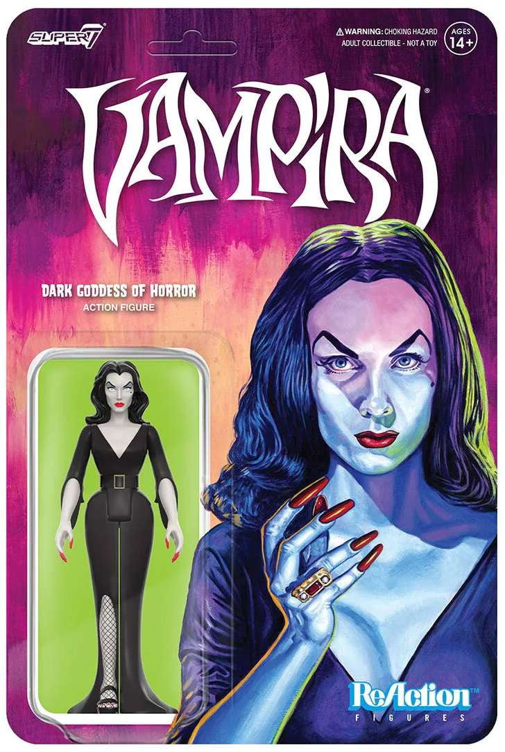 ReAction Vampira Action Figure (Dark Goddess of Horror) - Walmart.com