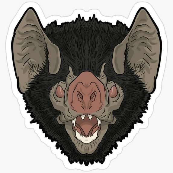Vampire Bat Stickerphone Decal Water Bottle Stickers, Vinyl Stickers ...