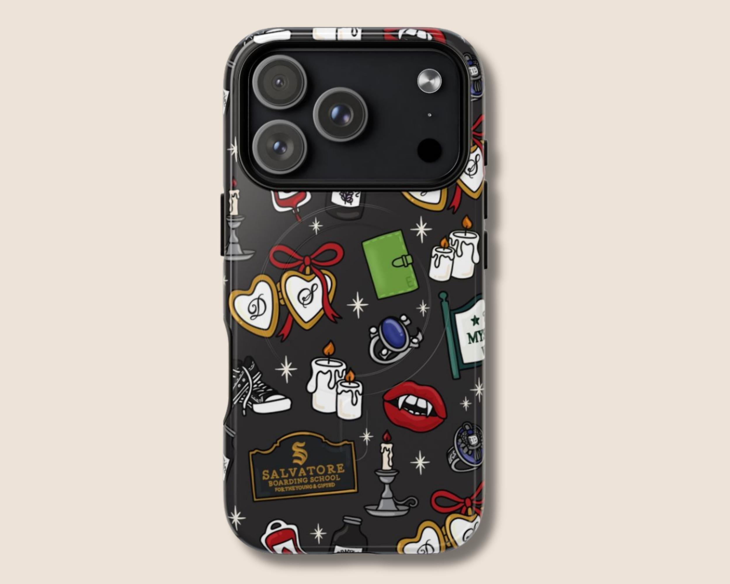 Vampire Brothers Icon Set Tough Impact Case Dark Elegant Theme for ...