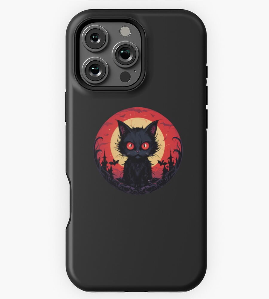 Vampire Cat Design GA7886 Phone Case for iPhone 11 to 17 Pro Max ...