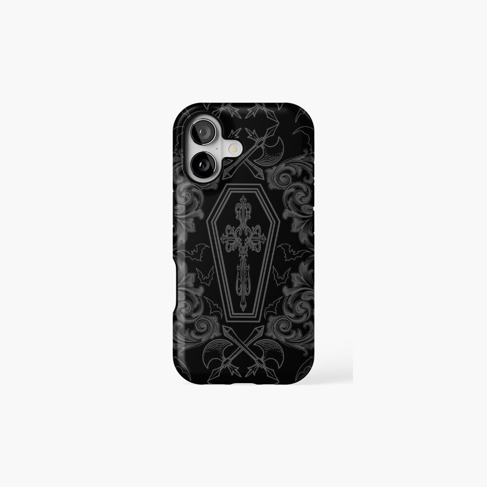 Vampire Coffin Dark Gothic Horror Pattern Universal Phone Case for ...
