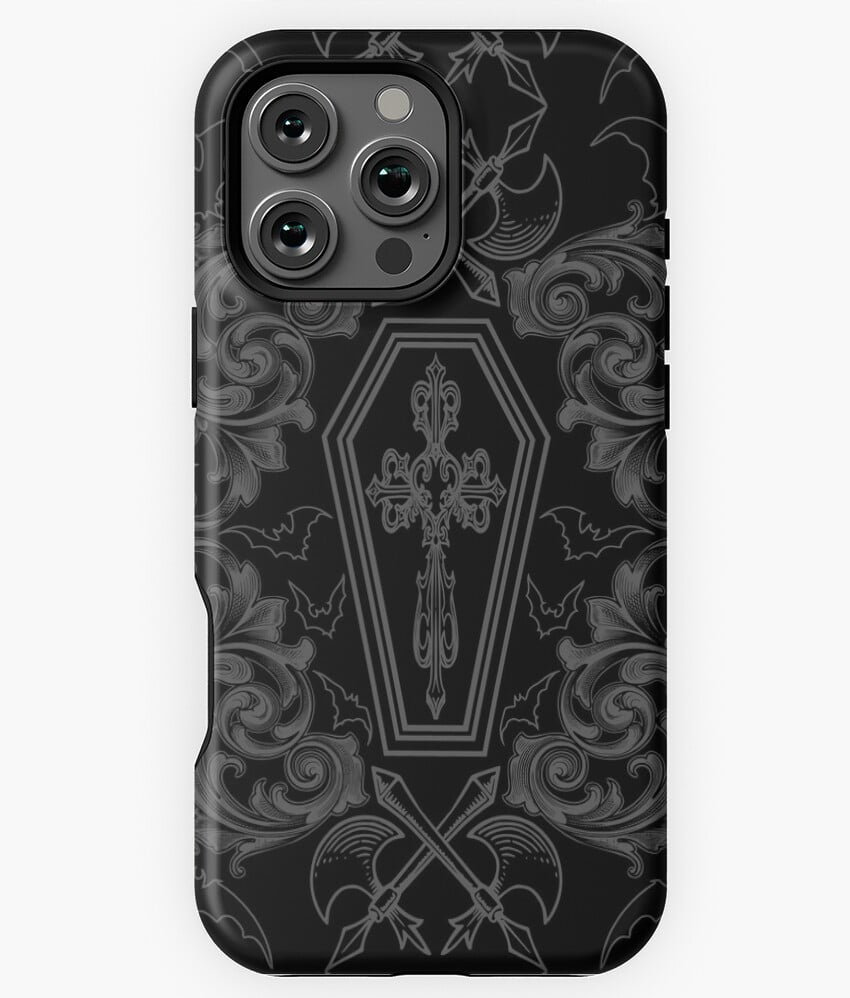 Vampire Coffin Gothic Horror M10651 Phone case for iPhone 11 to 16 Pro ...