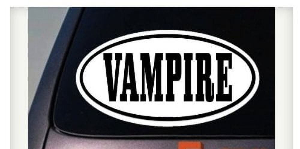 Vampire Decal Sticker Window Decal 6" - Walmart.com