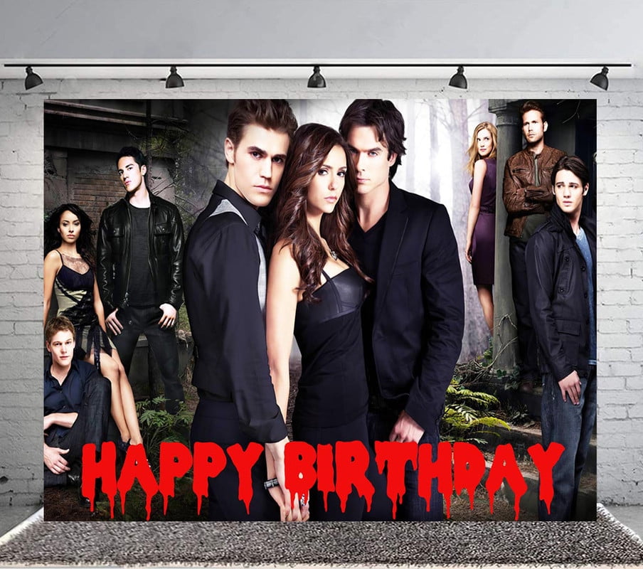 Vampire Diaries Backdrop Banner Party Supplies Poster Movie Theme ...
