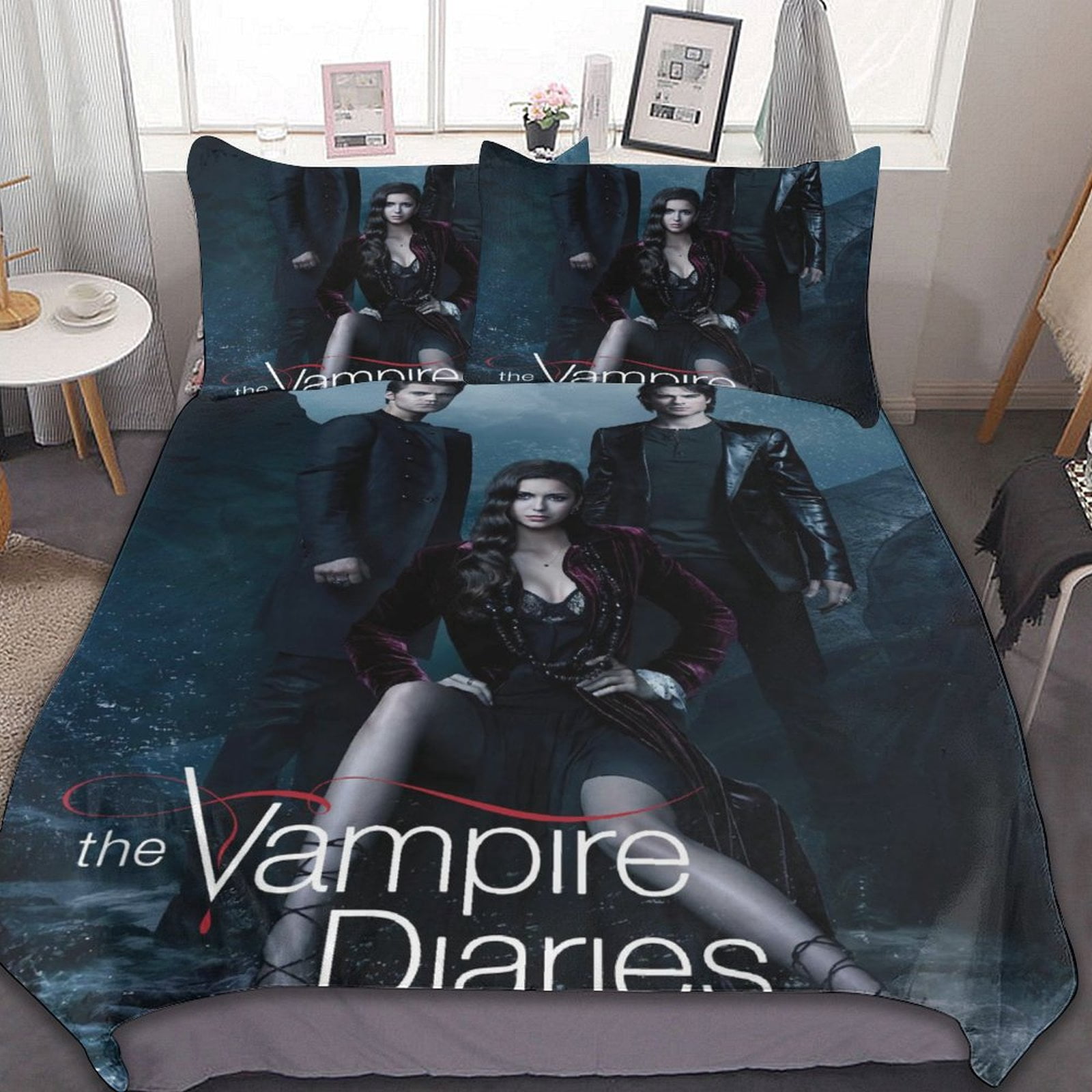 The Vampire Diaries Bed Duvet Cover Microfiber Bedding Sets 3D Printed ...