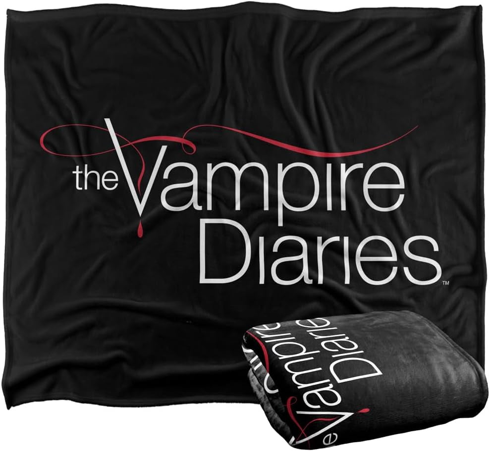 Vampire Diaries Blanket, 60"x80" Tvd Logo Silky Touch Super Soft Throw ...