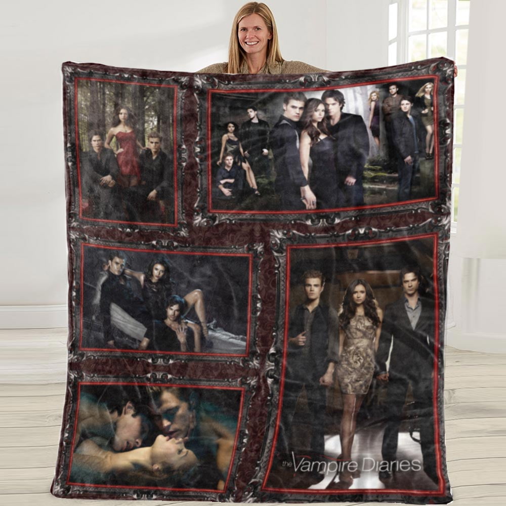 Vampire Diaries Blanket Gifts for Fans Girls Boys Women Hoodie Him Bed ...