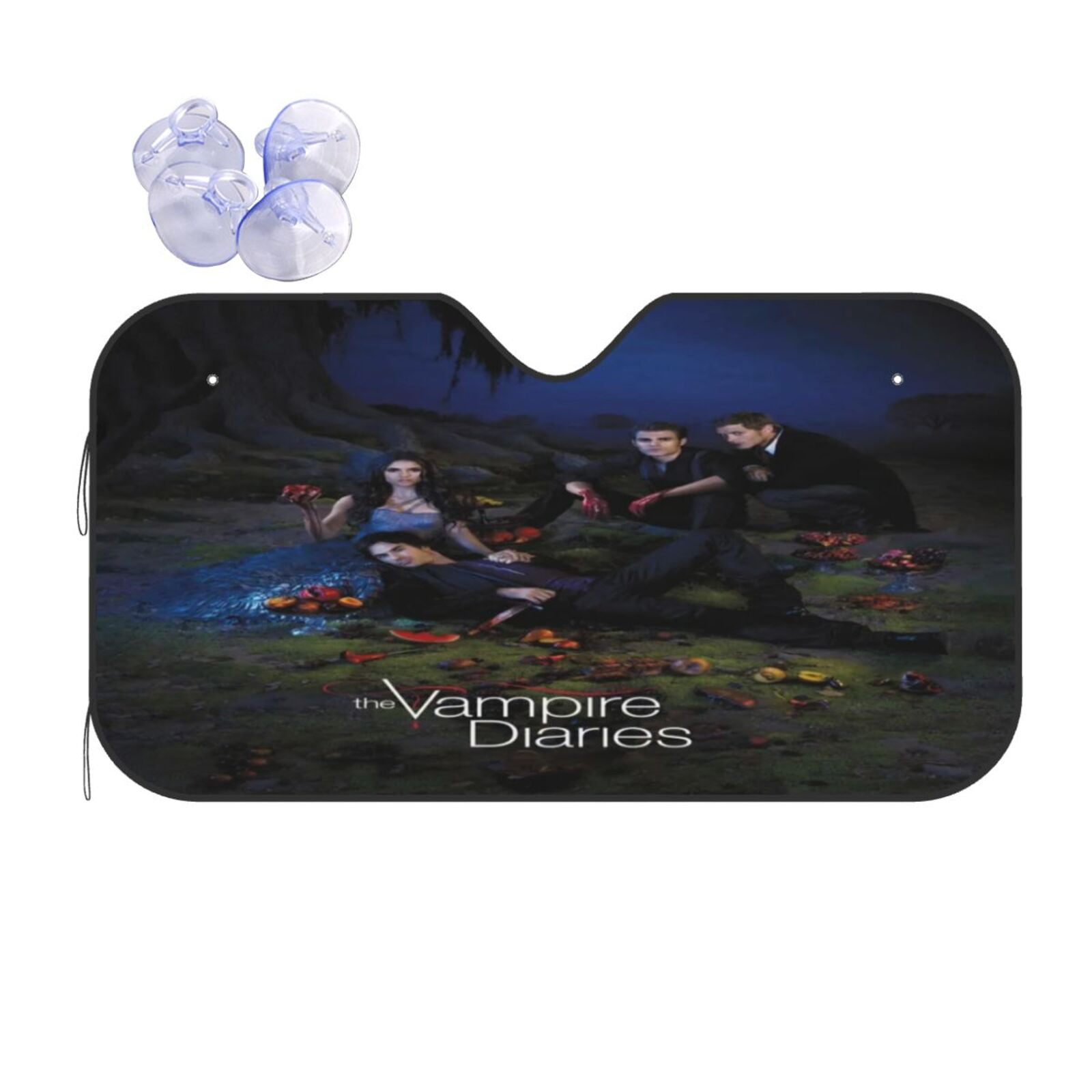 Vampire Diaries Car Sun Shade Windshield Cartoon Sun Shade for Car ...
