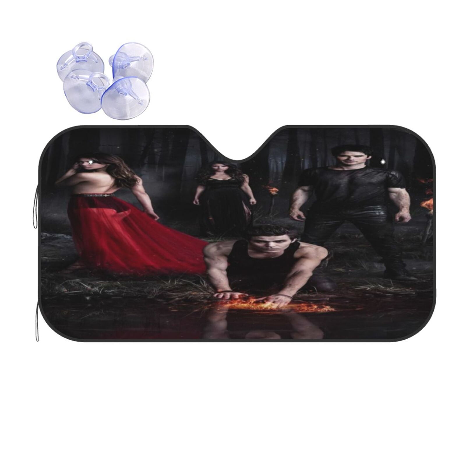 Vampire Diaries Car Sun Shade Windshield Cartoon Sun Shade for Car ...