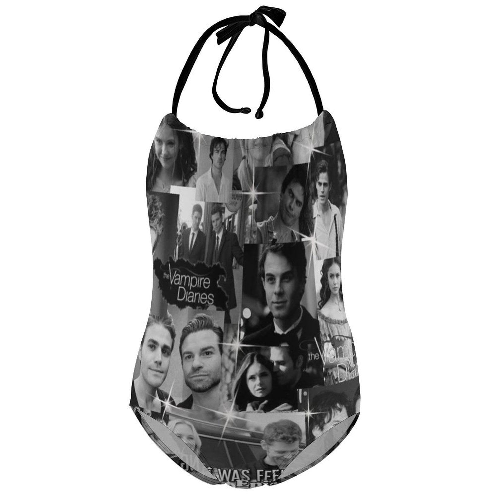 Vampire Diaries Characters Children's One-piece Swimwear Halterneck ...