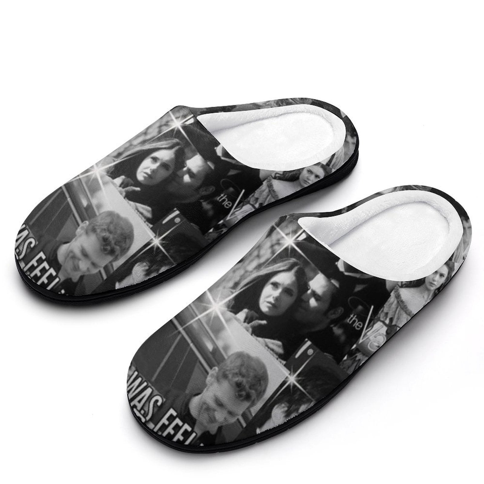 Vampire Diaries Characters Fuzzy Cotton Slippers For Mens Winter Cotton ...