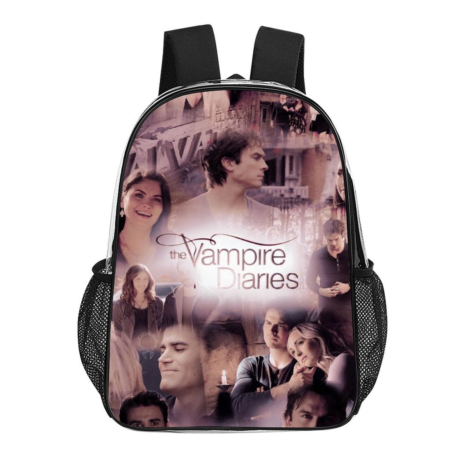 Vampire Diaries Clear Backpack Transparent Bag 17 Inch Large Capacity ...