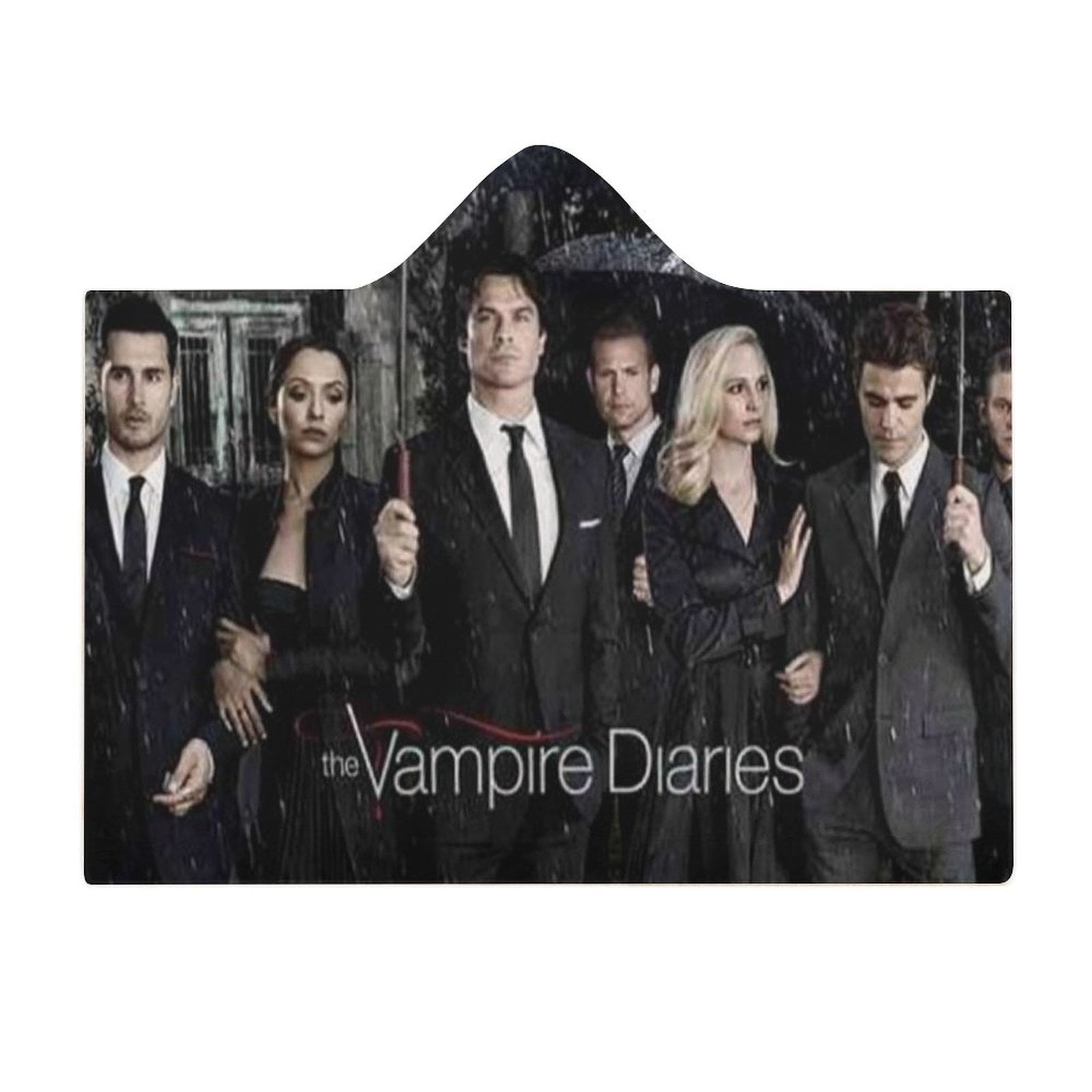 Vampire Diaries Cloak Hooded Blanket Soft Wearable Blanket Hoodie Throw ...