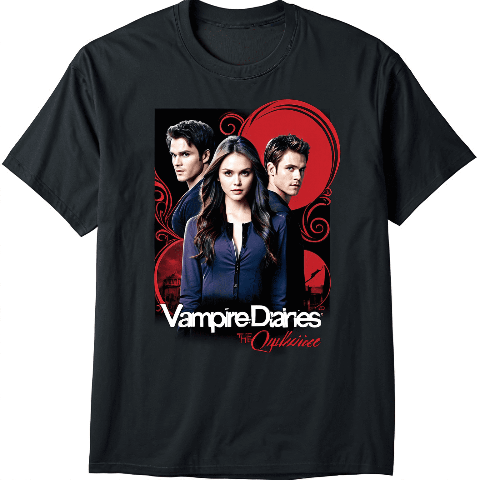 Vampire Diaries Company of Three T-Shirt - Walmart.com
