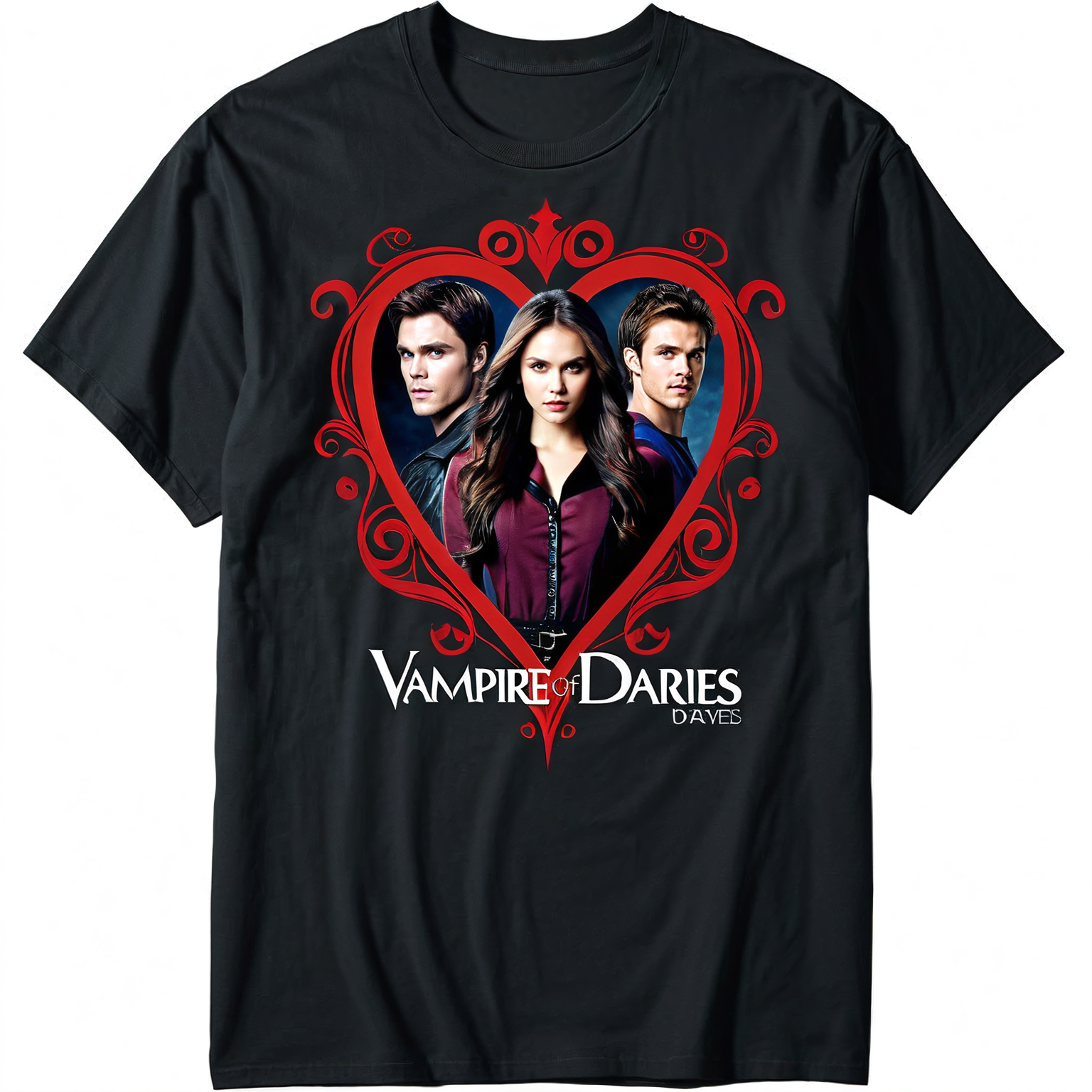 Vampire Diaries Company of Three T-Shirt - Walmart.com