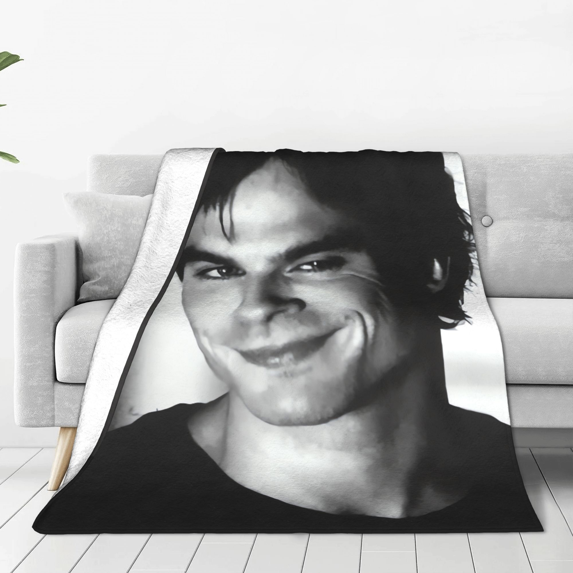 Vampire Diaries Damon Salvatore Throw Blanket - TVD Damon Salvatore ...