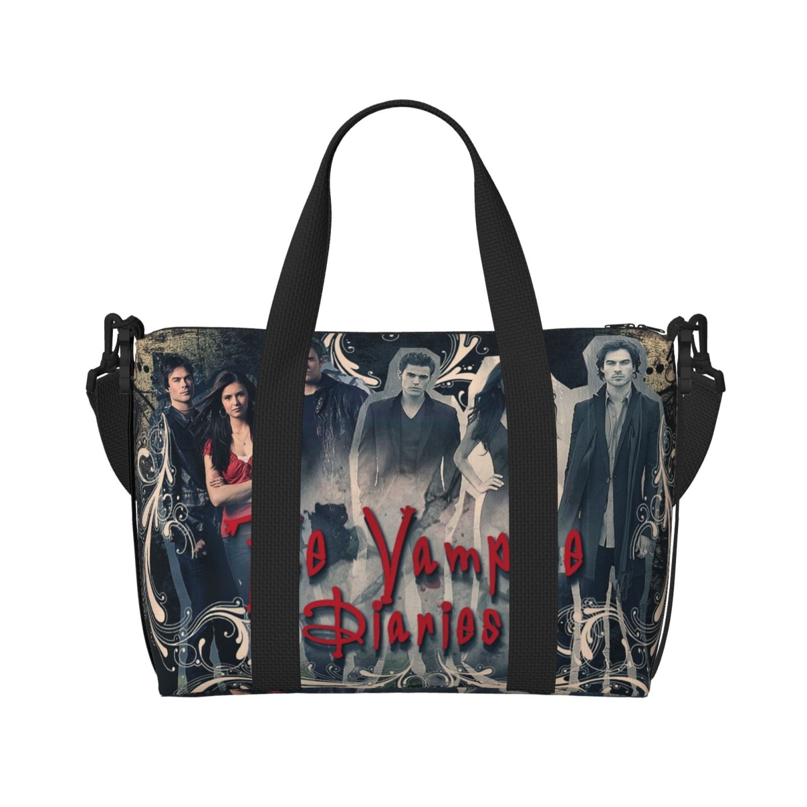 Vampire Diaries Duffle Bag Overnighter Weekender Travel Bag Tote Carry ...