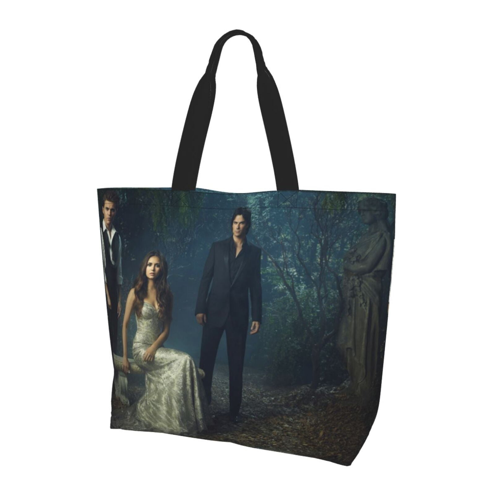 Vampire Diaries Fantasy Tote Bags Reusable Women Shoulder Bag Grocery ...