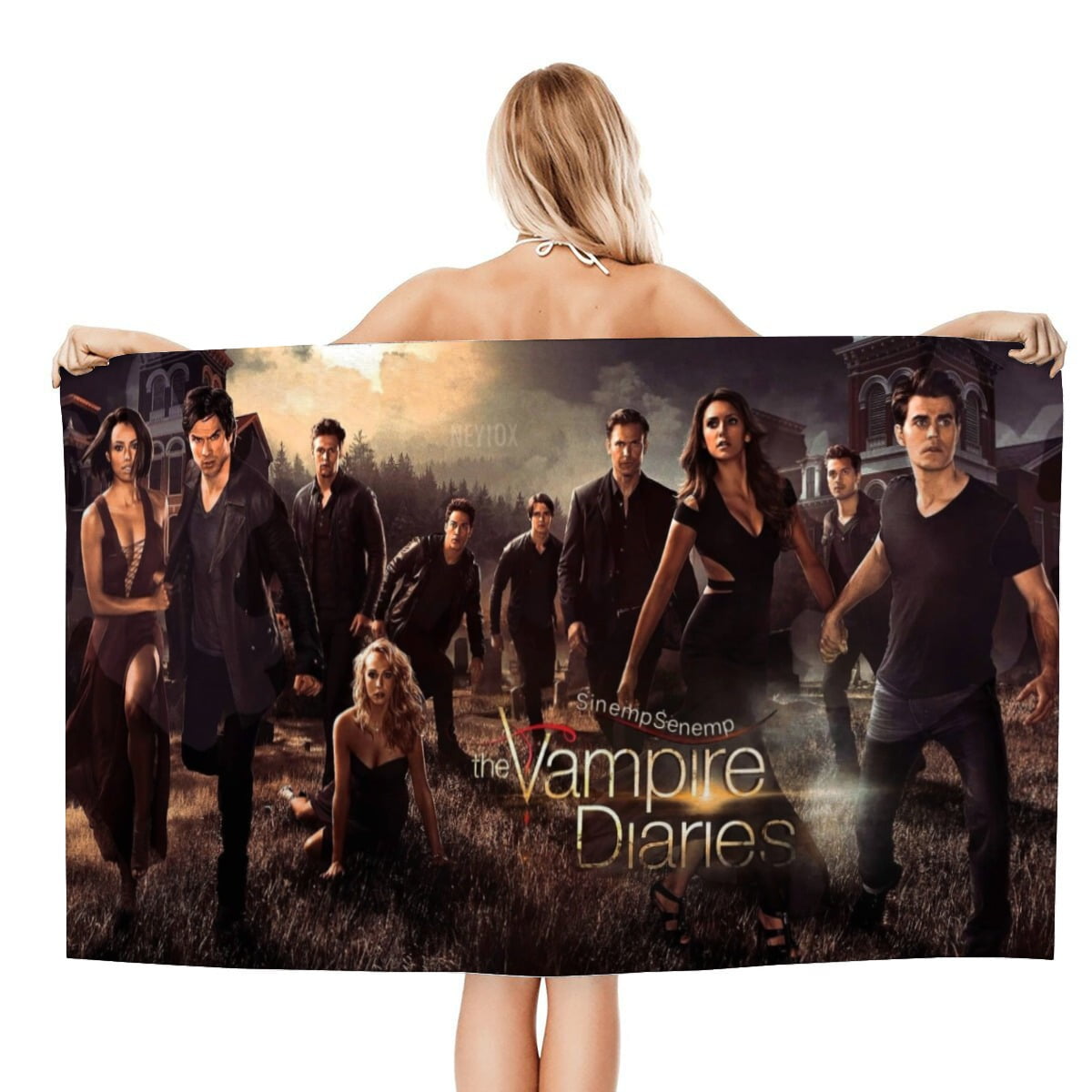 Vampire Diaries Gifts Beach Towel for Women Girl Birthday Inspired Fan ...