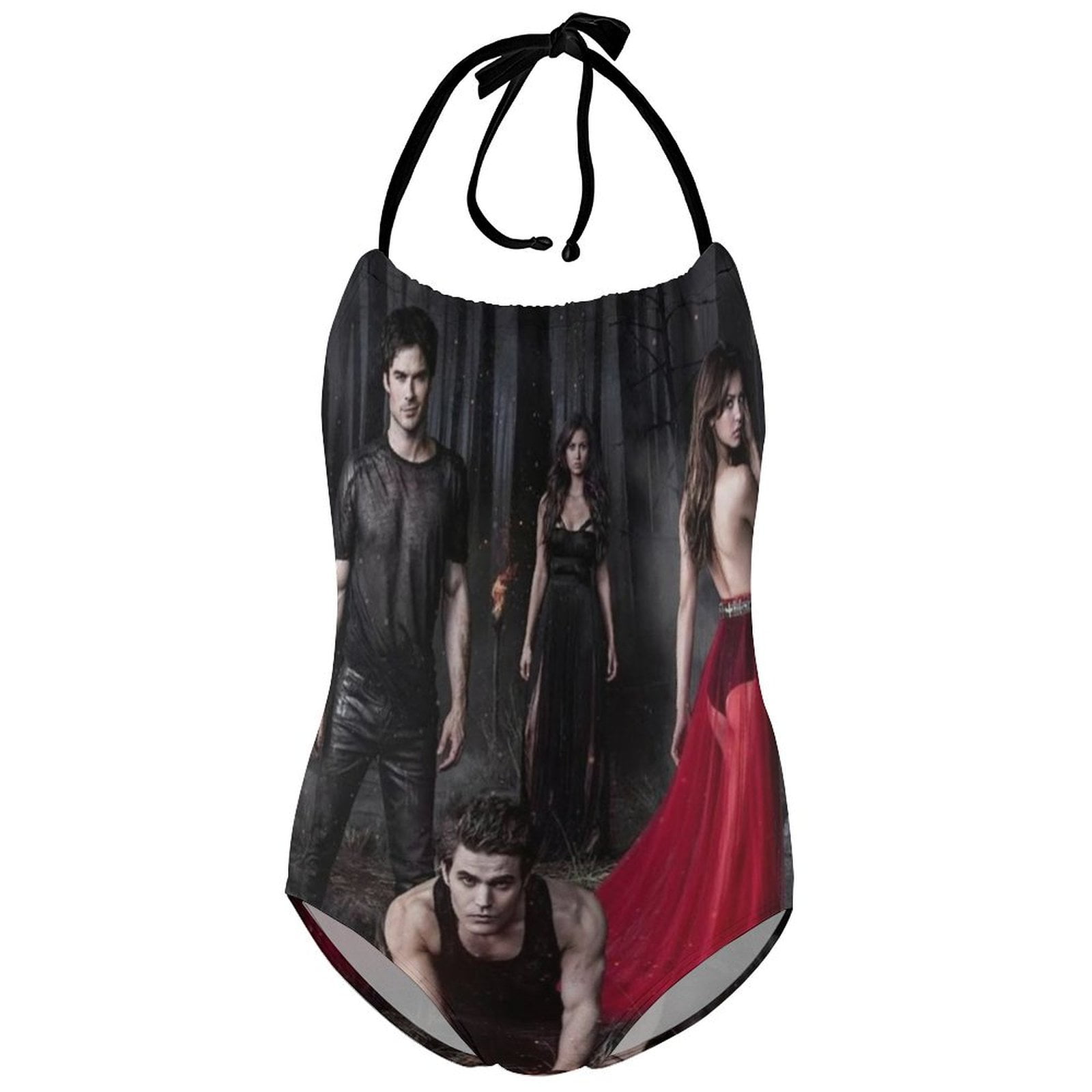 Vampire Diaries Girl's One-Piece Swimsuit Bathing Suit Soft Stretchy ...