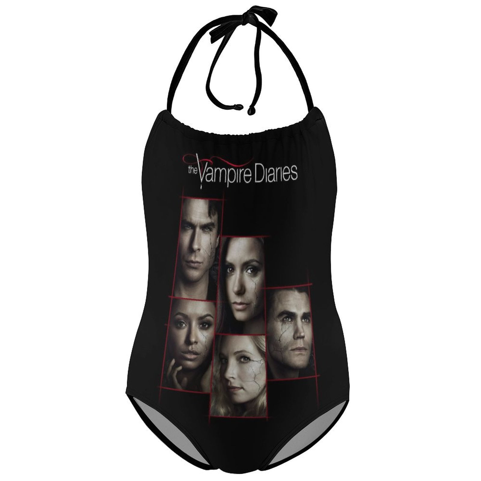 Vampire Diaries Girl's One-Piece Swimsuit Bathing Suit Soft Stretchy ...