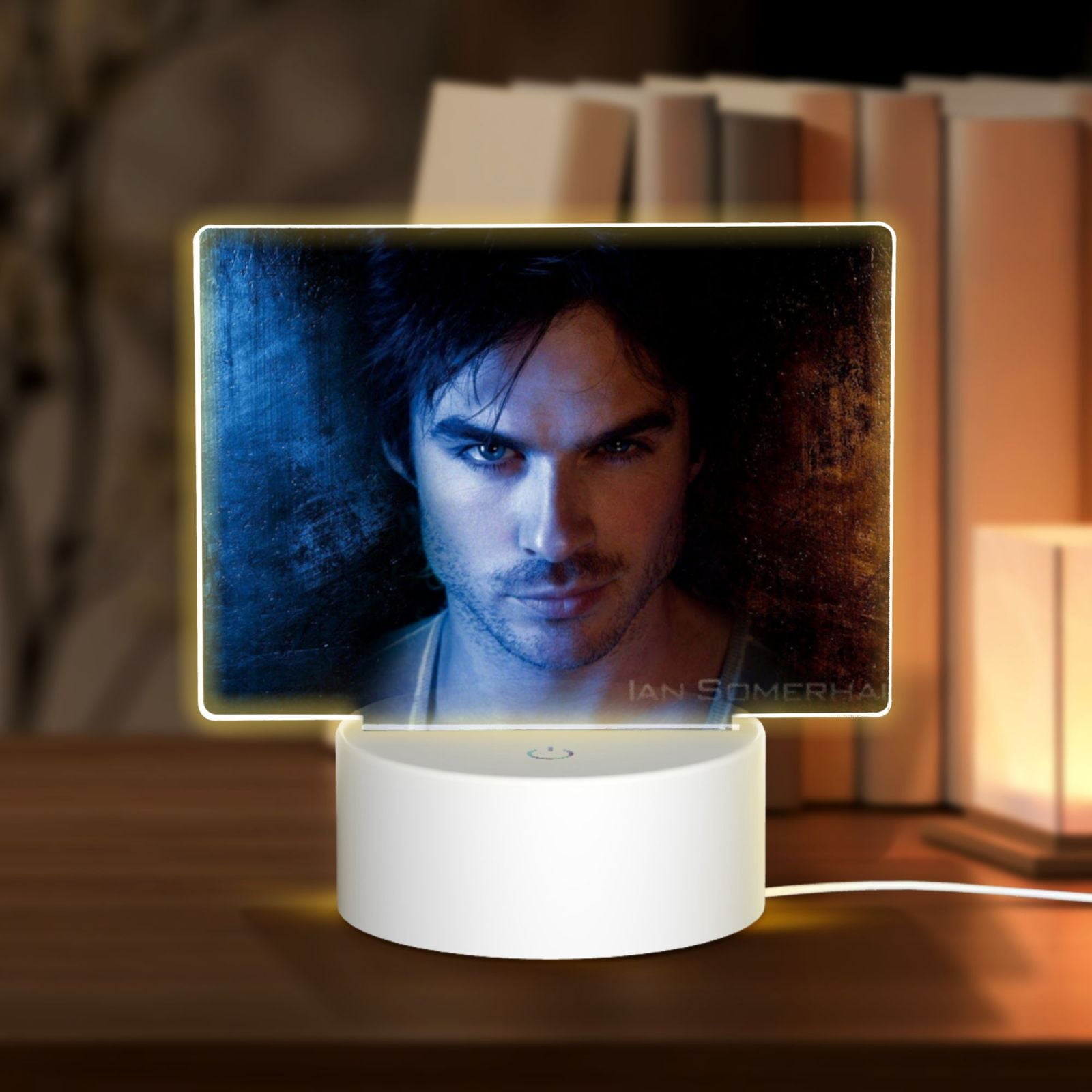 Vampire Diaries Ian Somerhalder Acrylic Night Light Adjustable 3 Light ...