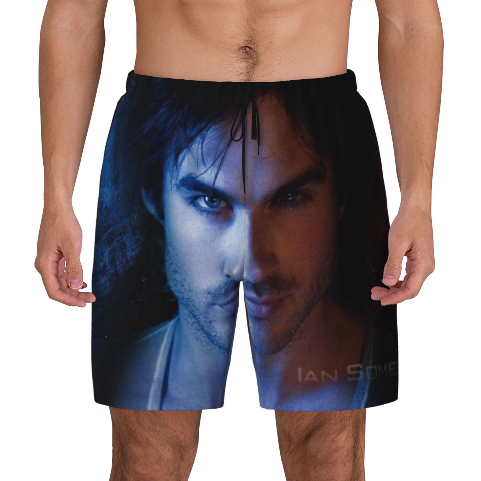 Vampire Diaries Ian Somerhalder Men's Board Shorts Swim Trunks Quick ...