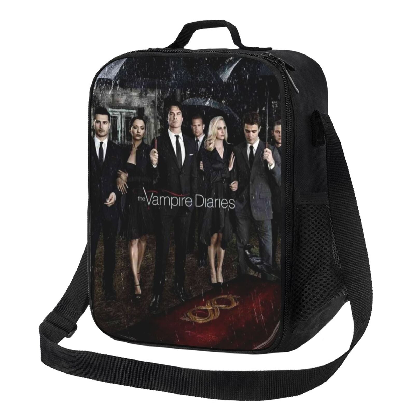 Vampire Diaries Insulated Lunch Bags Bento Bag Zipper Portable Lunch ...