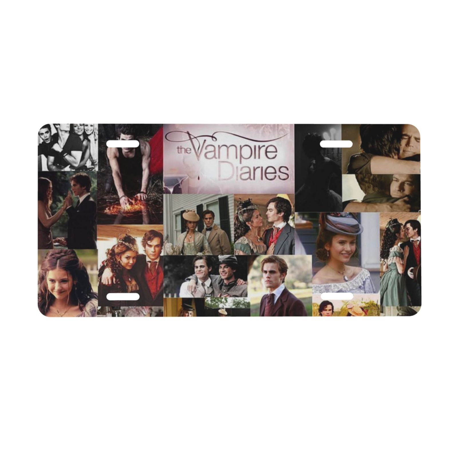 Vampire Diaries License Plate Cover Aluminum Novelty Vanity Tag ...