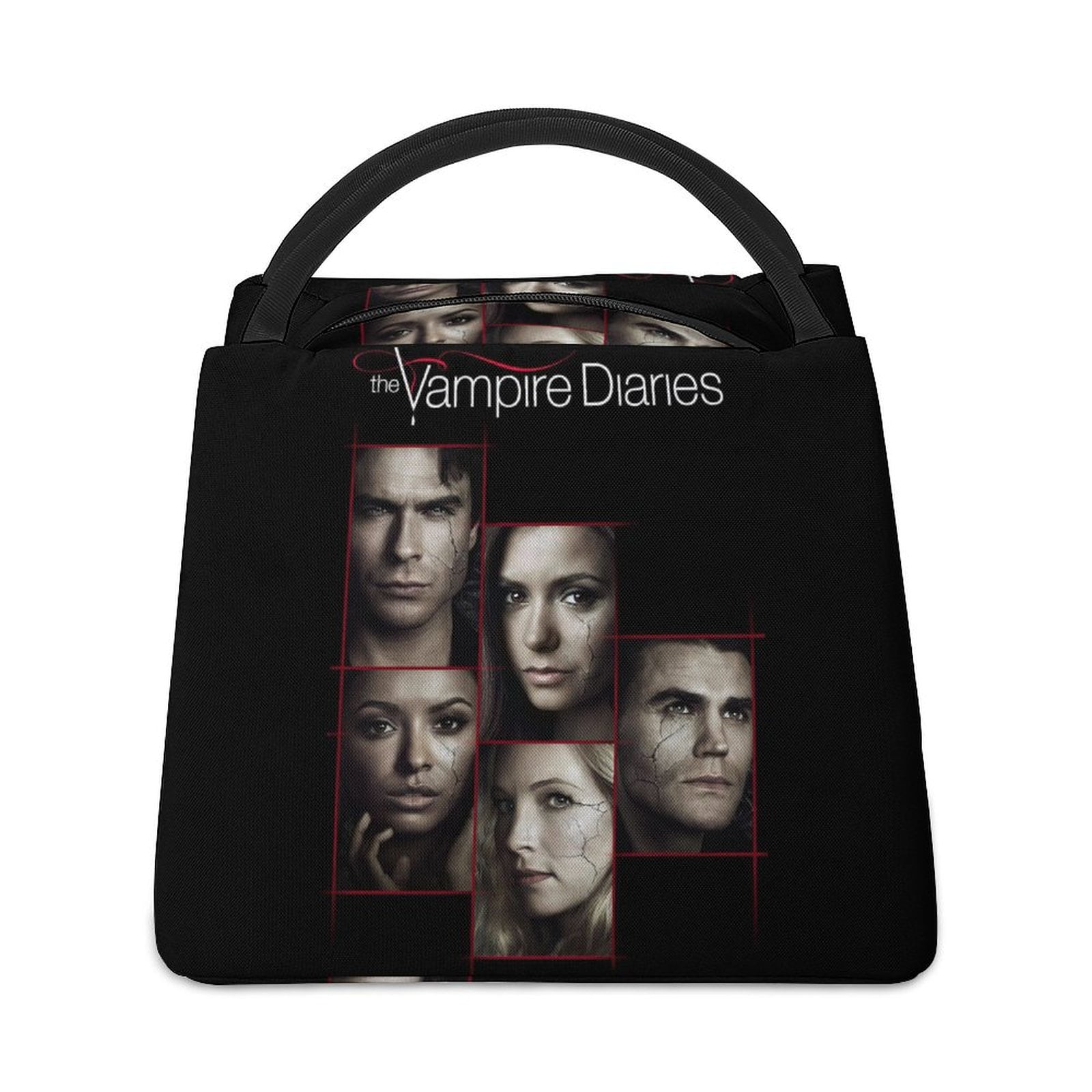 Vampire Diaries Lunch Bag Reusable Cooler Tote Bag Insulated Lunch Boxes Lunch Container for ...